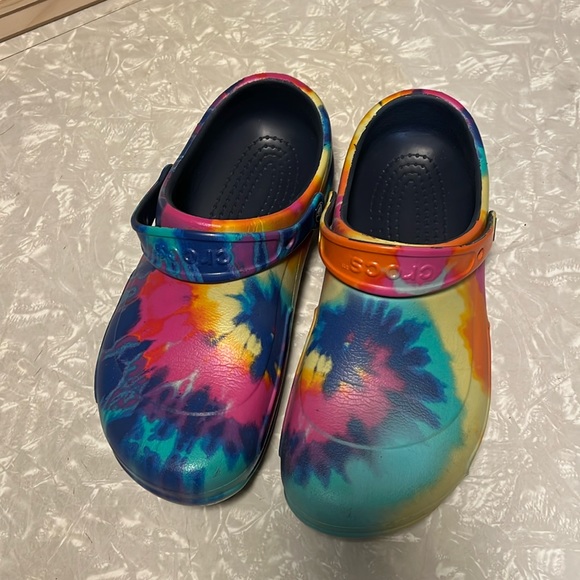 CROCS | Shoes | Tiedye Rainbow Crocs | Poshmark